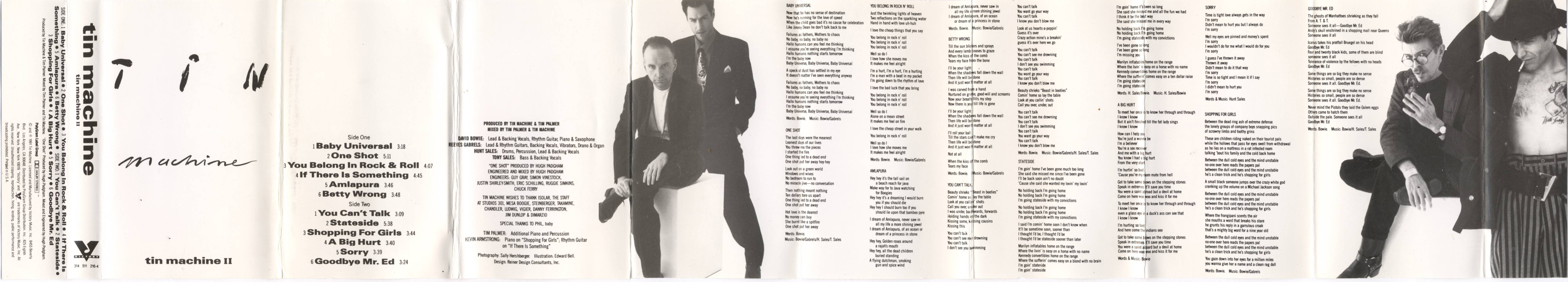 Tin Machine II USA – bowieontape